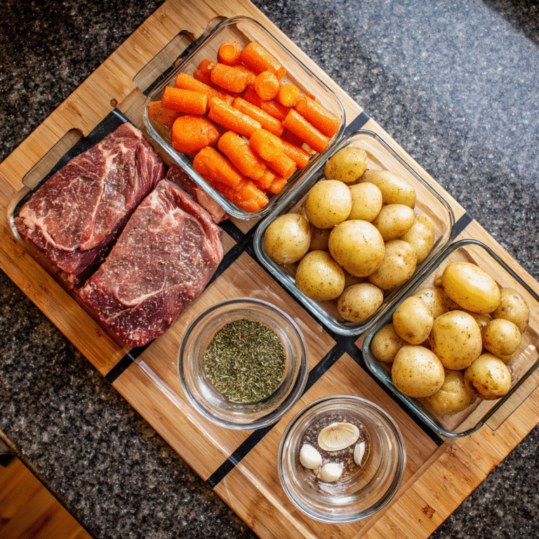 Homestyle Pot Roast with Carrots & Potatoes (Slow-Cooked Comfort ...